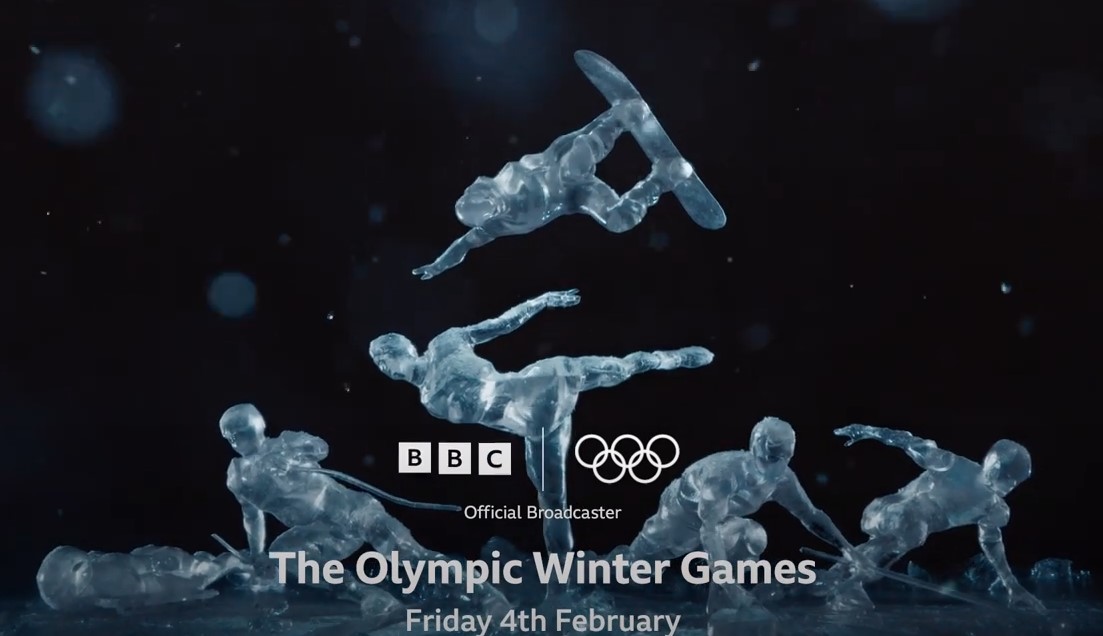 3D printing snow scenes for Winter Olympics promo video